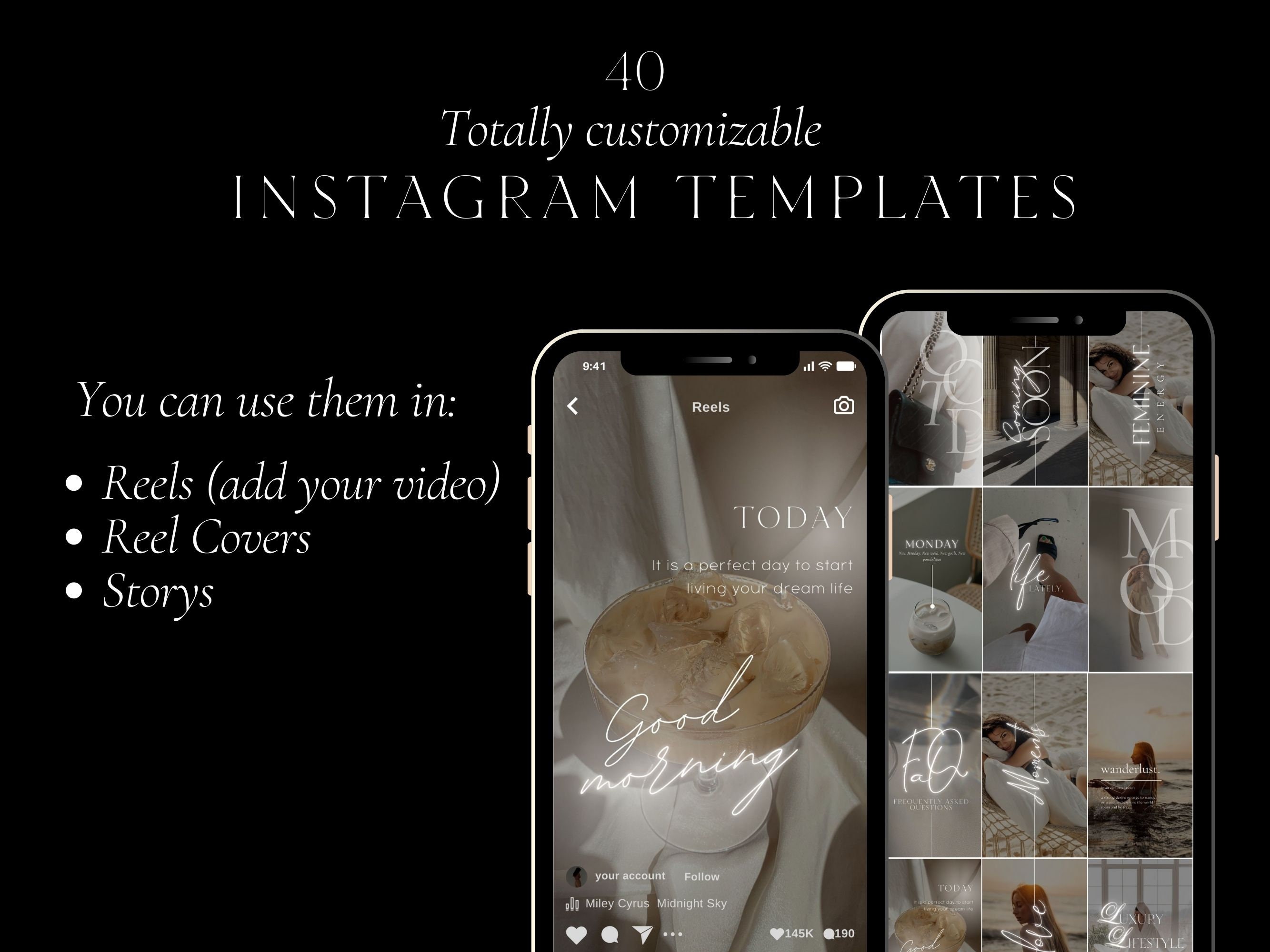 Instagram Template Instagram Reel Cover Esthetician Brand - Etsy