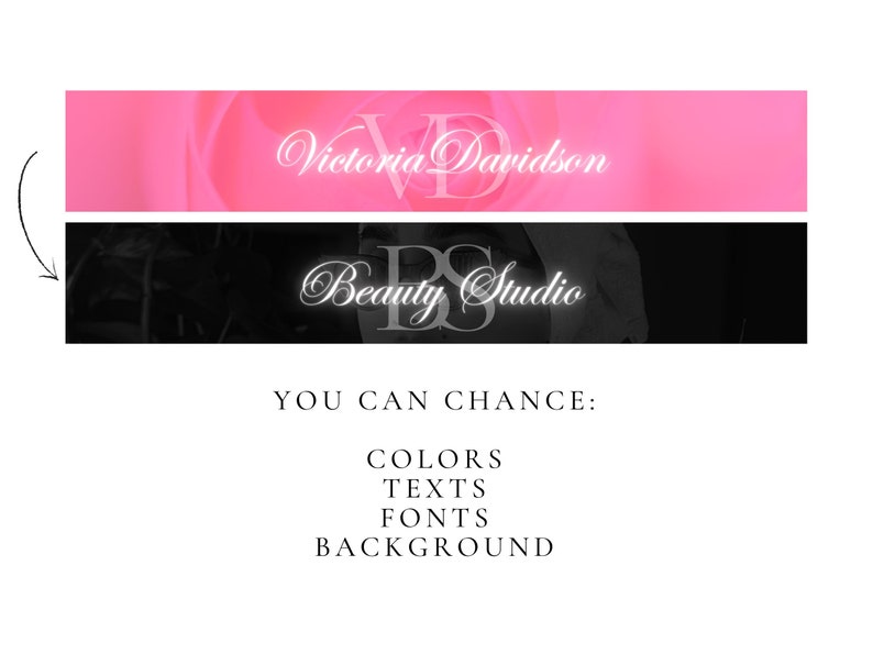Pink Youtube Banner Templates Youtube Branding Canva - Etsy Canada