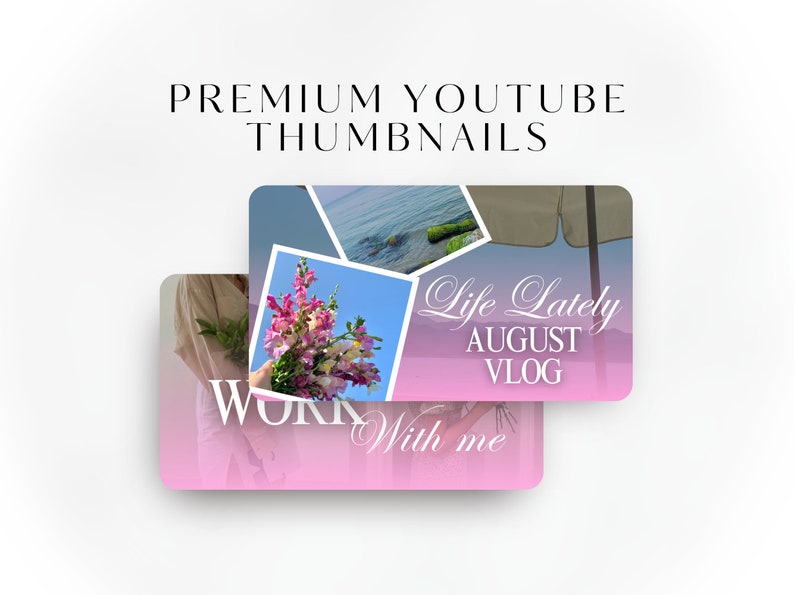 Youtube Thumbnails | Canva Templates | Minimalist Youtube Thumbnails ...