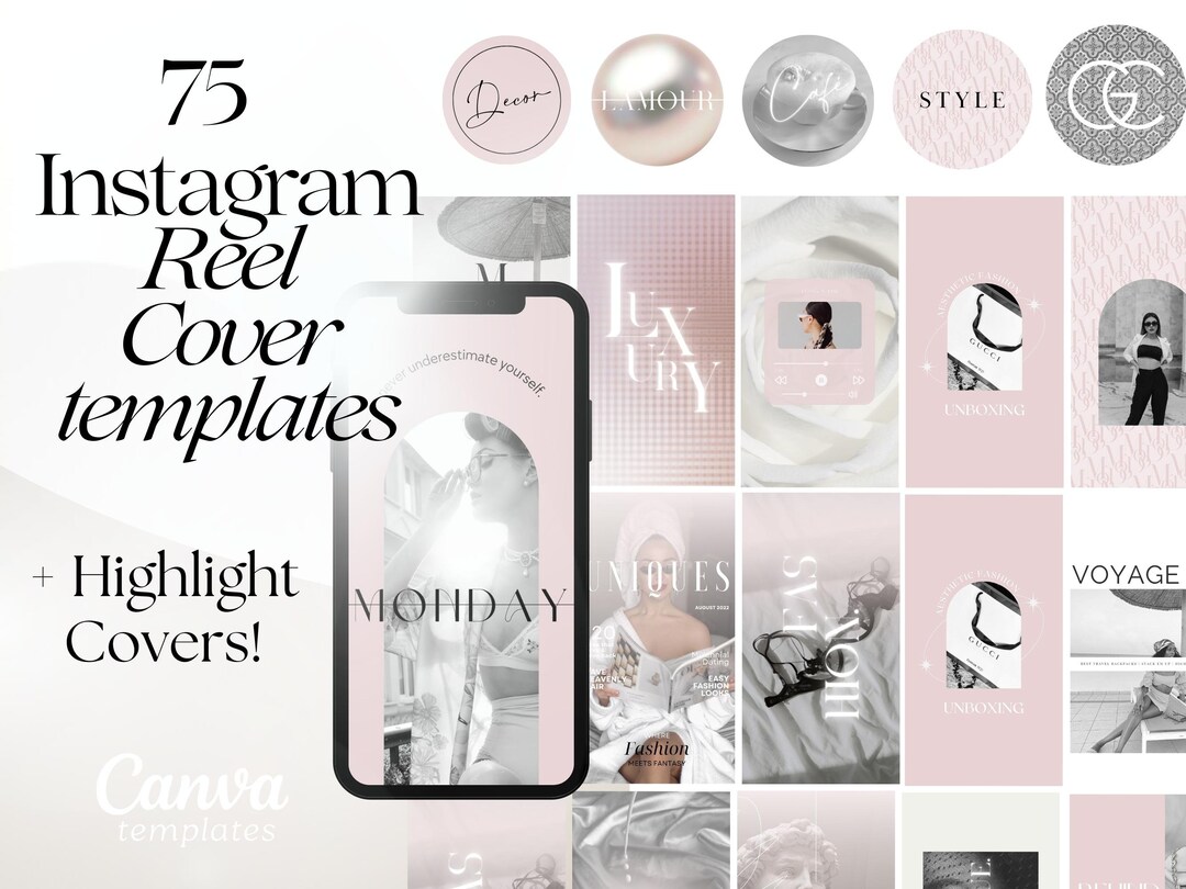 Instagram Reel and Story Templates | Trendy Reel Cover Template ...