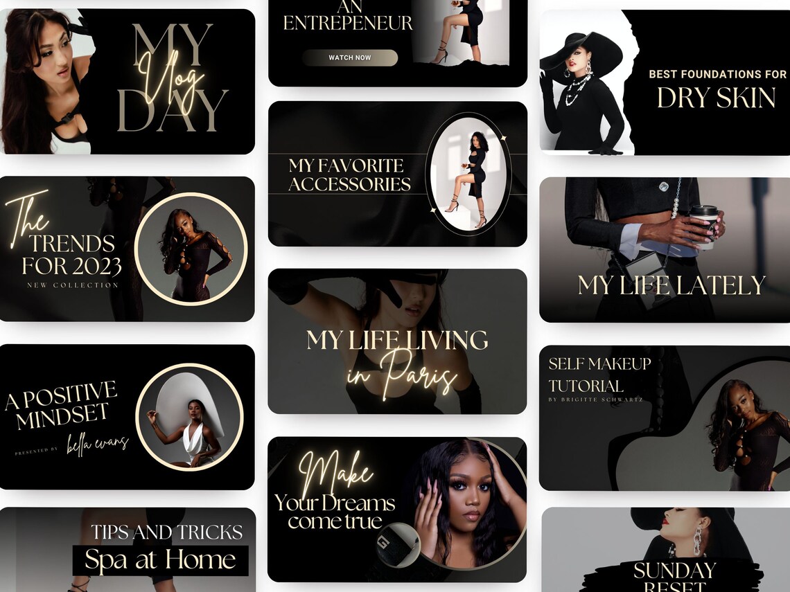 Youtube Thumbnails Aesthetic Thumbnail Youtube Views - Etsy