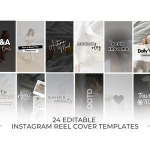Instagram Reels Cover, IGTV Templates for Canva, IGTV Covers, Instagram ...