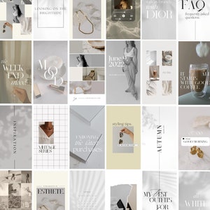 Fashion Instagram Reel Templates | Minimal IG Reel Cover Template ...