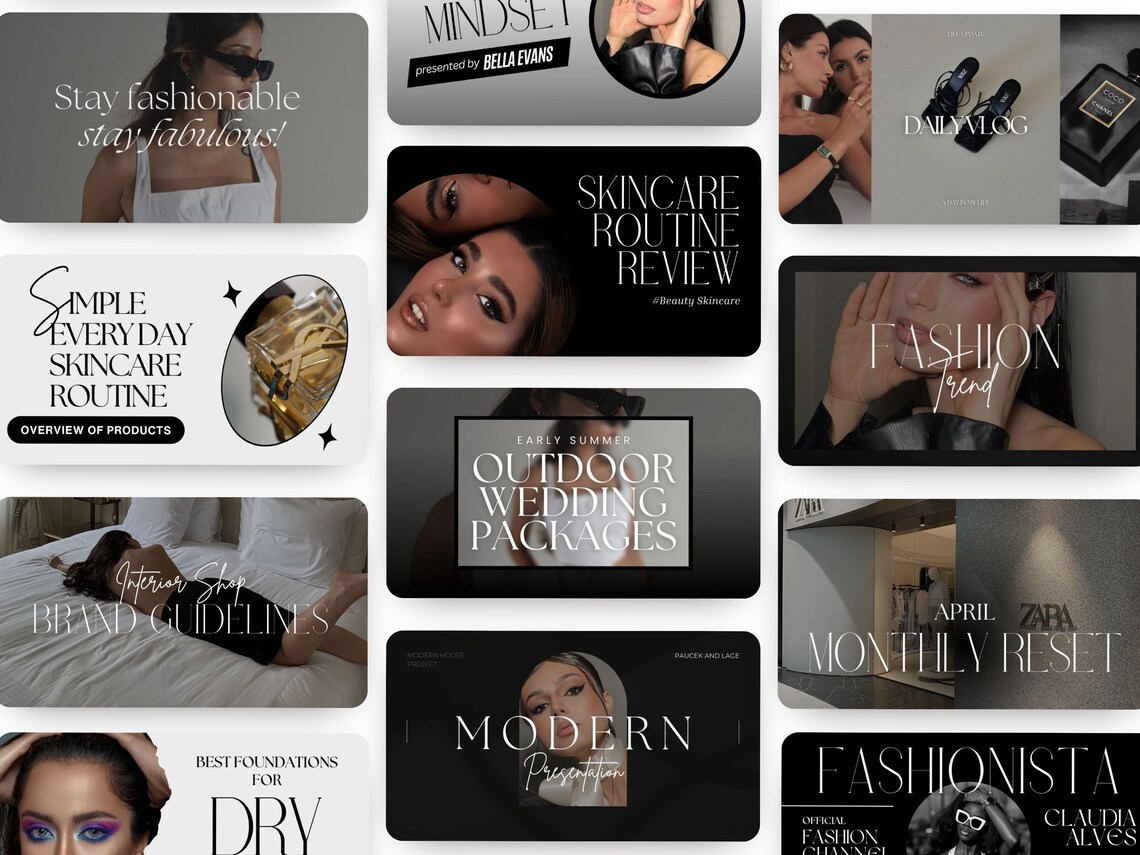 Youtube Thumbnails | Thumbnail Template | Youtube Brand Kit | Youtube ...