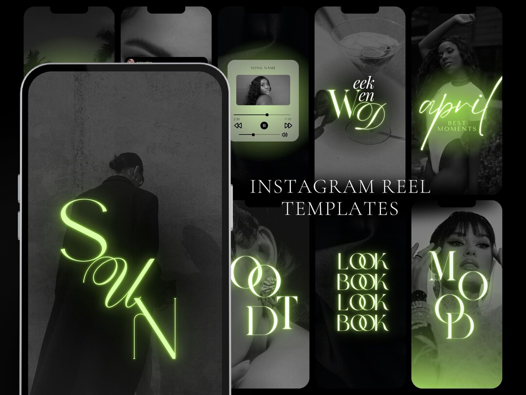 Minimal Instagram Reel Templates | Reel Cover Template | Modern IG ...