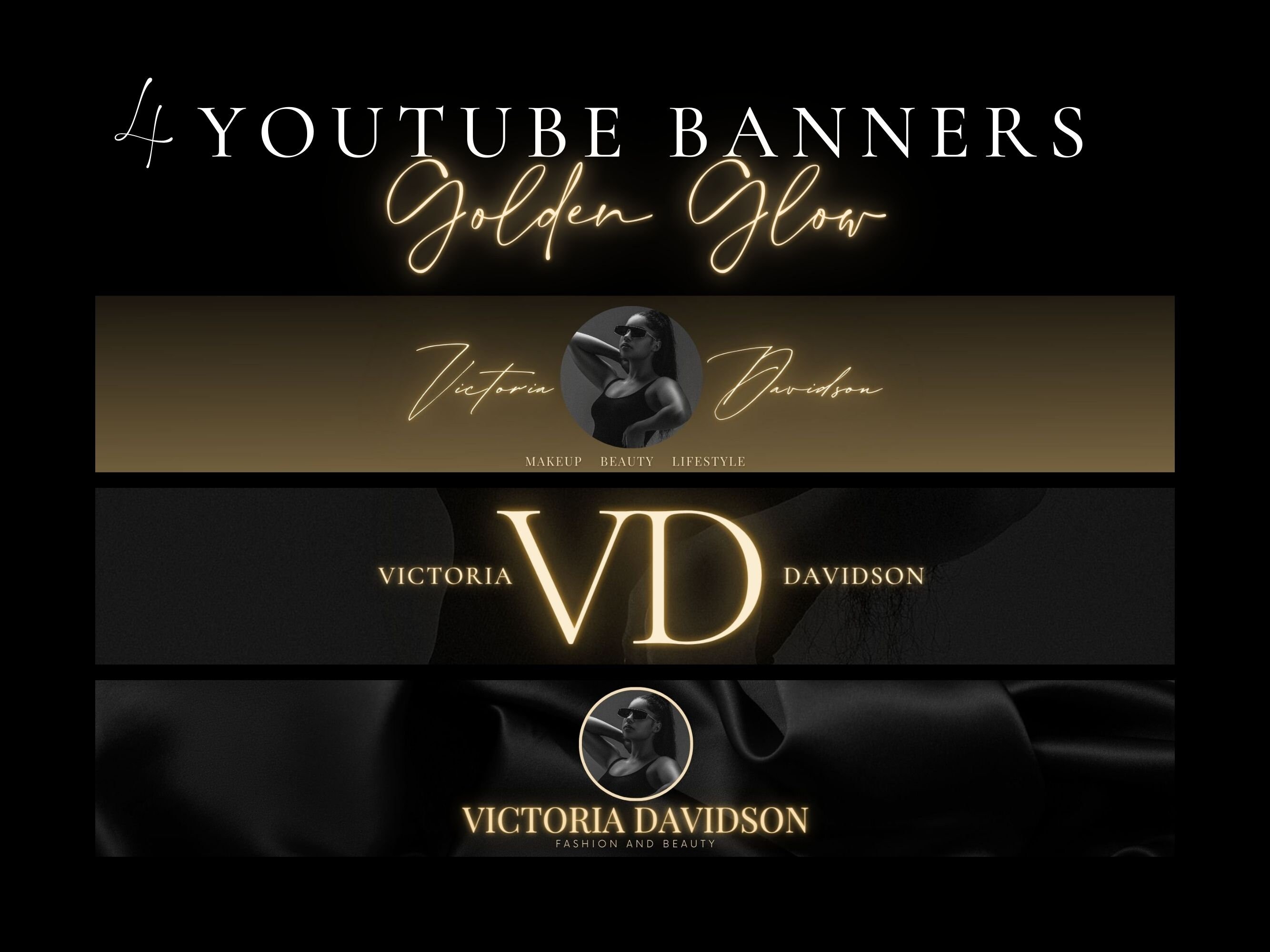Youtube Banner Youtube Branding Branding Backage Youtube Branding Kit ...