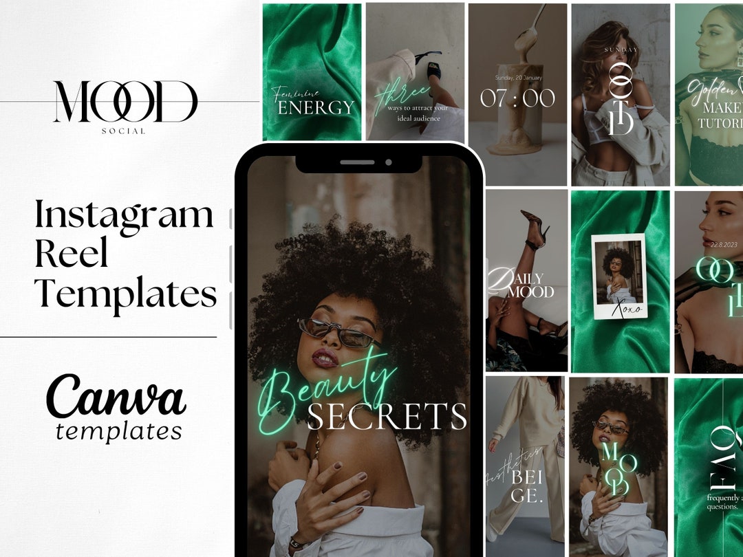 Instagram Reel Cover Templates, Canva Reel Covers, Luxury Reel Covers ...