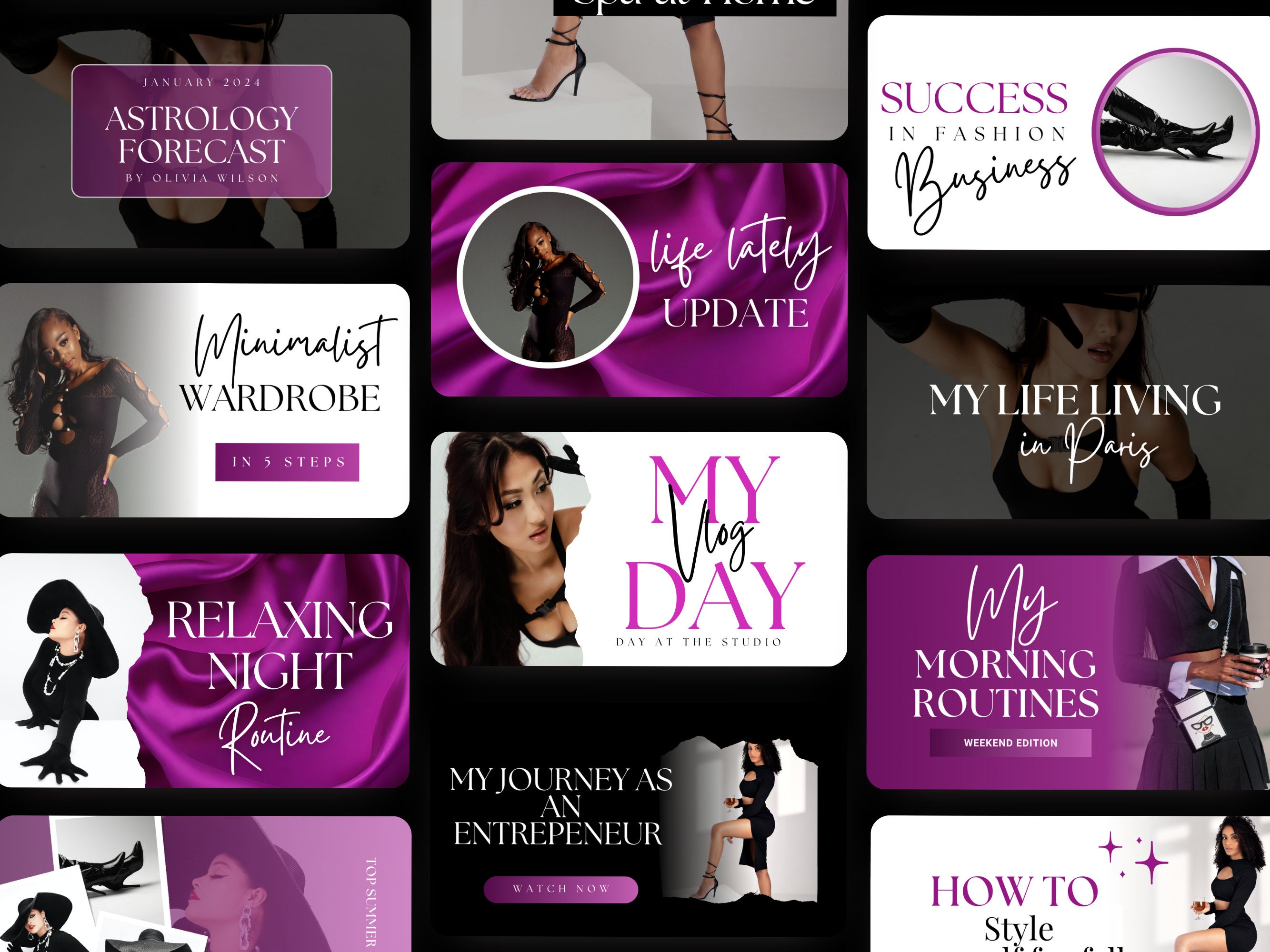 Youtube Thumbnails Aesthetic Thumbnail Youtube Views - Etsy