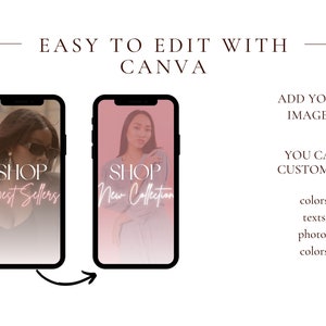 Instagram Reel Templates | Minimal Pink Preset Reels Cover Template ...