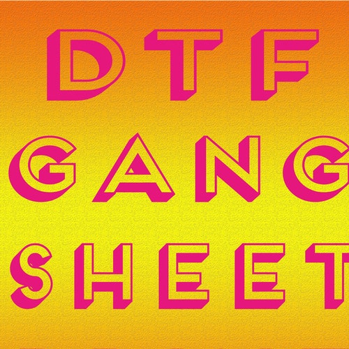 Custom Full Dtf Print Ready to Transfer Vinyl Wholesale DTF - Etsy