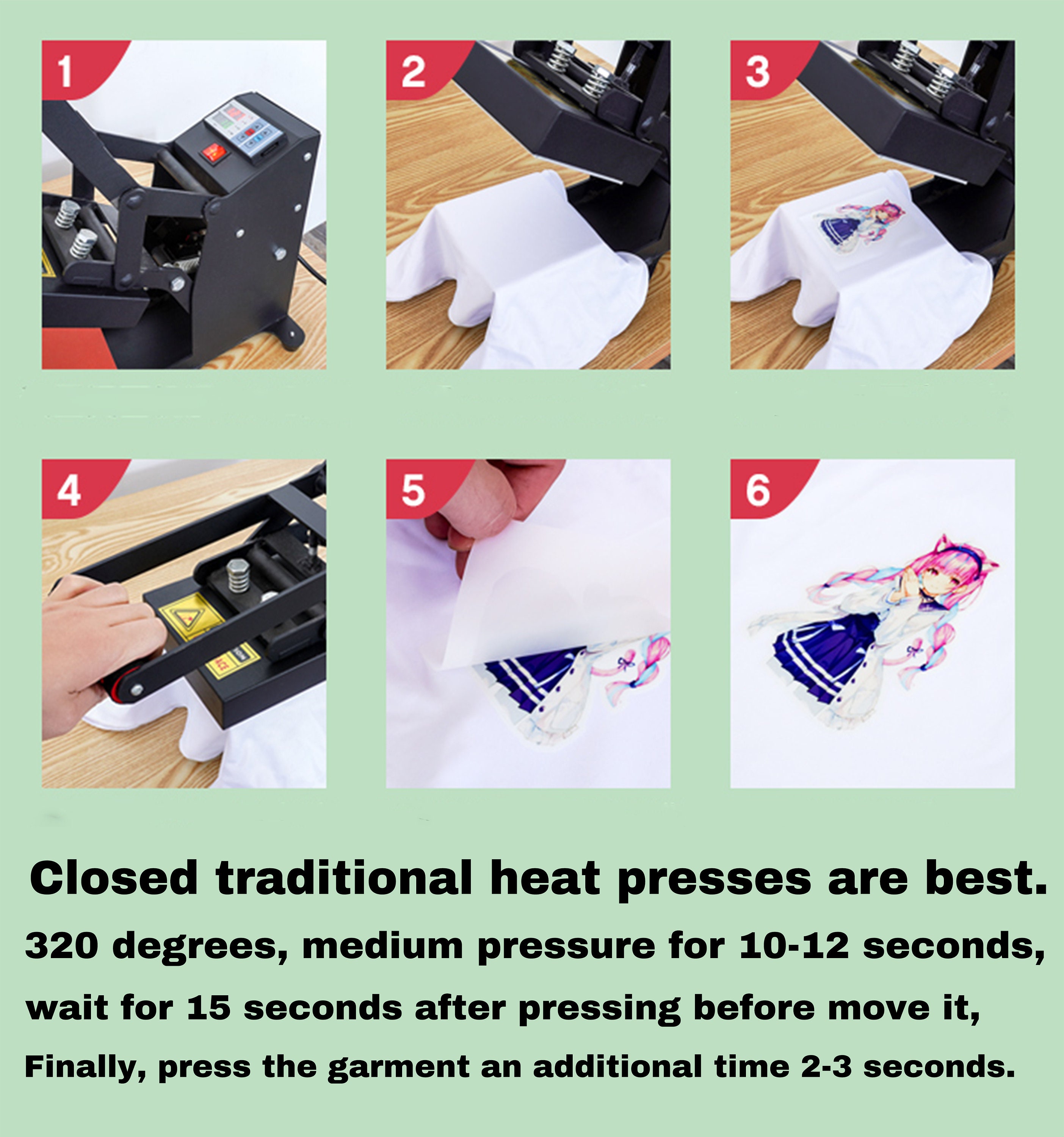 Custom DTF Transfers, Personalized DTF Prints, Full Color Heat Transfer ...