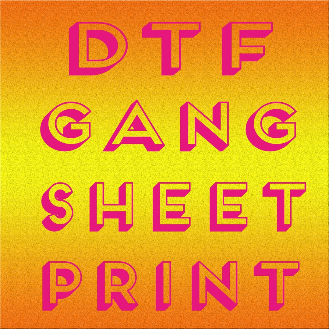 Custom Full Color DTF Transfer Ready to Press Any Color Shirt Any ...