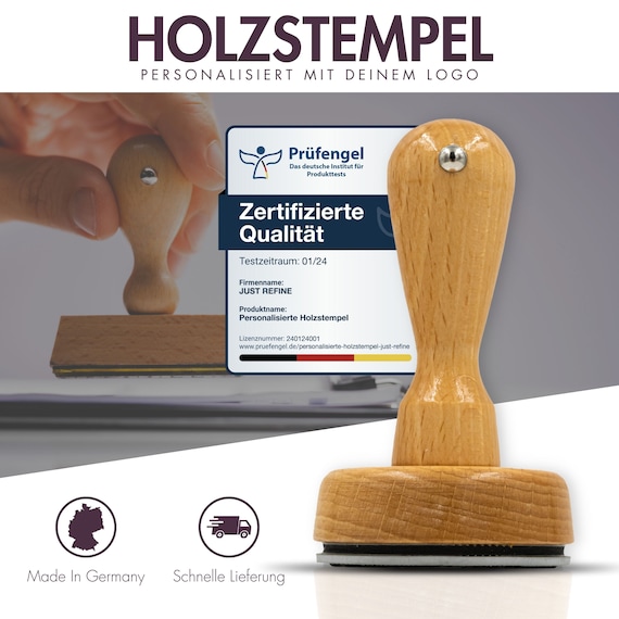 Stempel Mit Eigenem Logo Stempel Mit Anpassbaren Initialen Modell