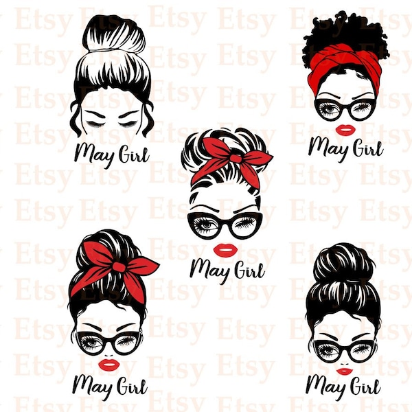 May Girl Svg - Etsy