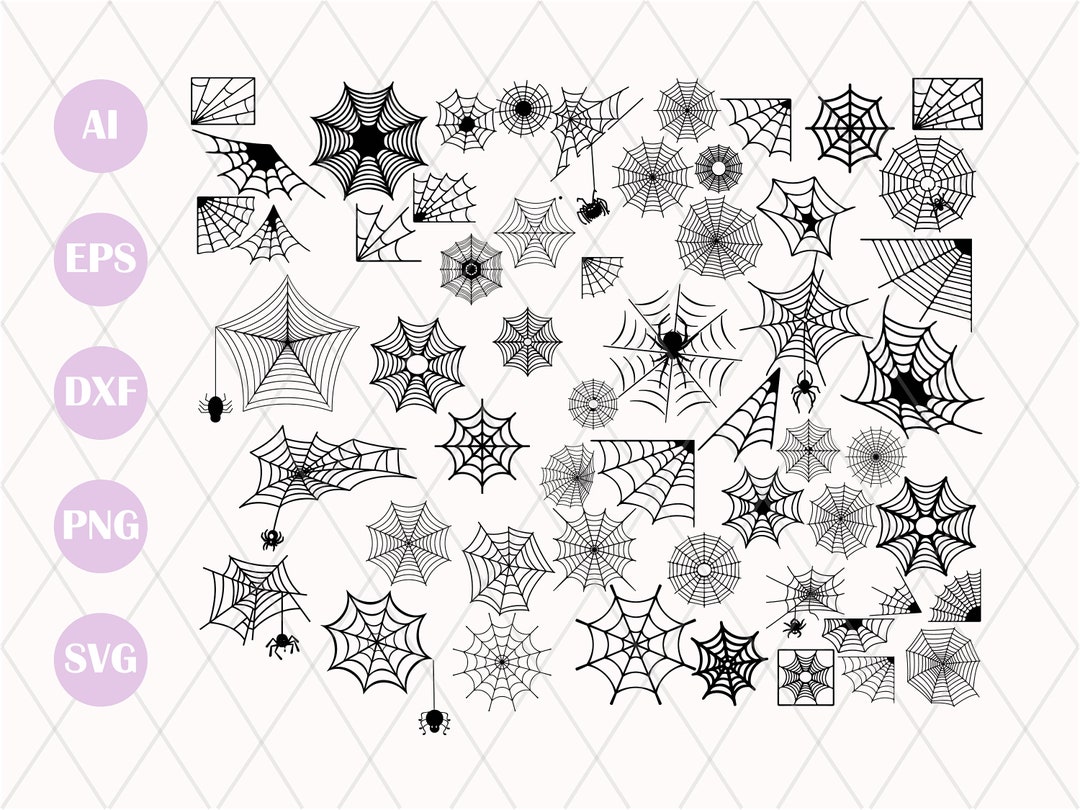 Spider Web SVG, Spiderweb SVG, Spiders svg, Spider Web bundle svg ...