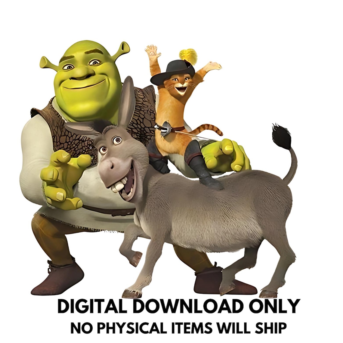 High Quality SHREK Stickers, Shrek PNG Stickers, Cute Shrek Stickers ...