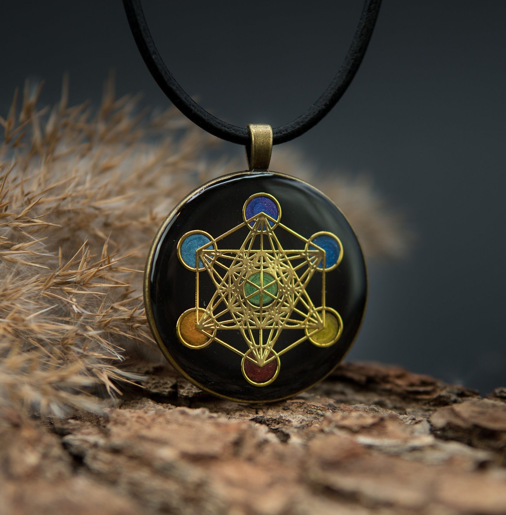 Metatron Symbol Orgonite Amulet Energy Pendant With Sacred Geometry ...