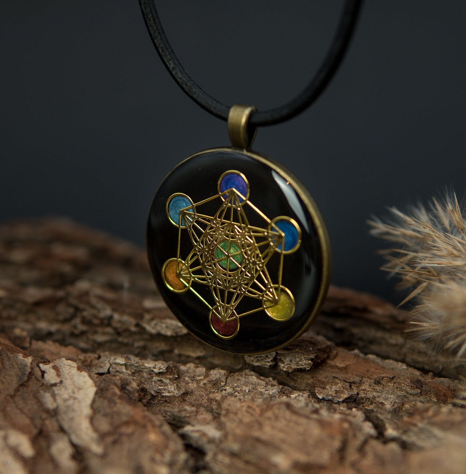 Metatron Symbol Orgonite Amulet Energy Pendant With Sacred Geometry ...