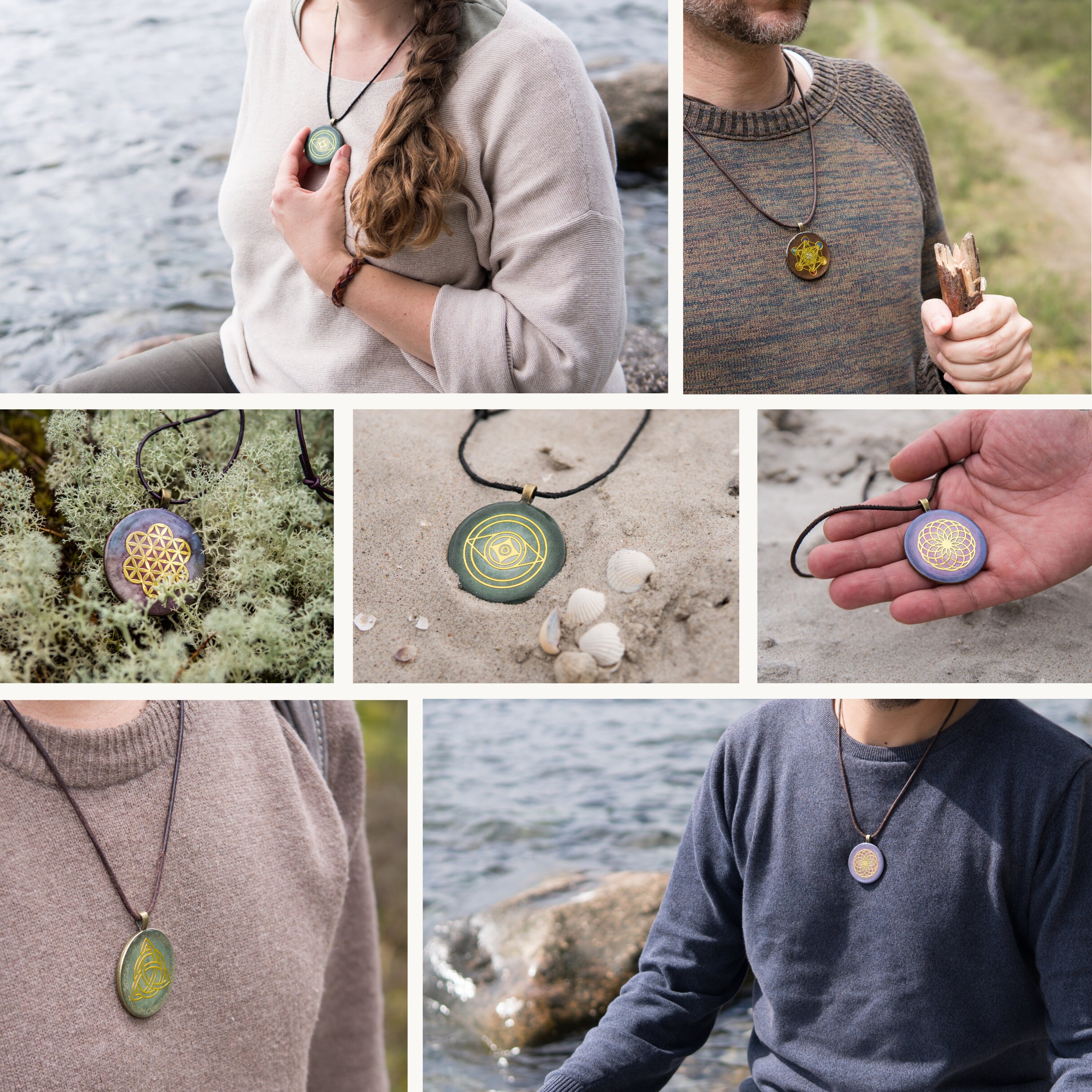 Metatron Symbol Orgonite Amulet - Energy Pendant With Sacred Geometry ...