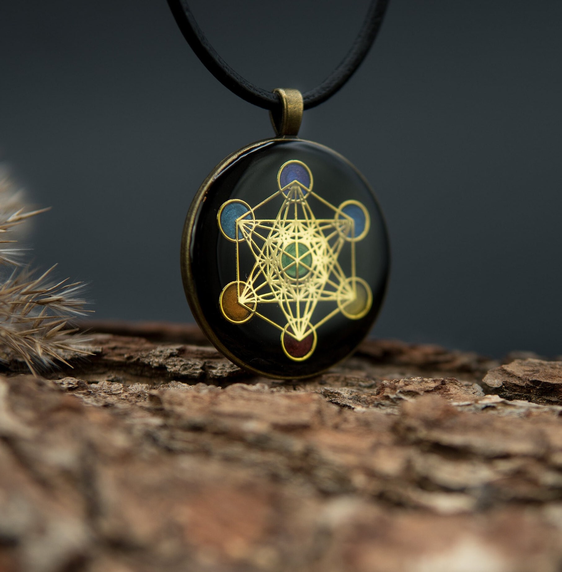 Metatron Symbol Orgonite Amulet Energy Pendant With Sacred Geometry ...