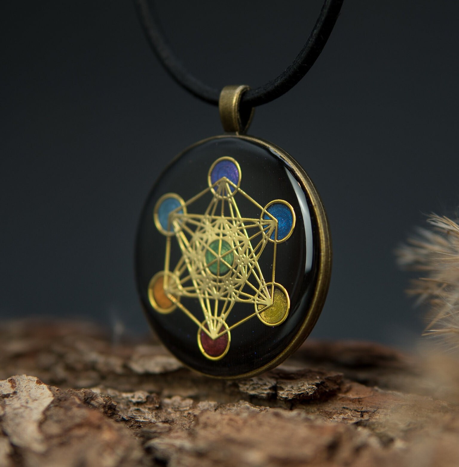 Metatron Symbol Orgonite Amulet Energy Pendant With Sacred Geometry ...