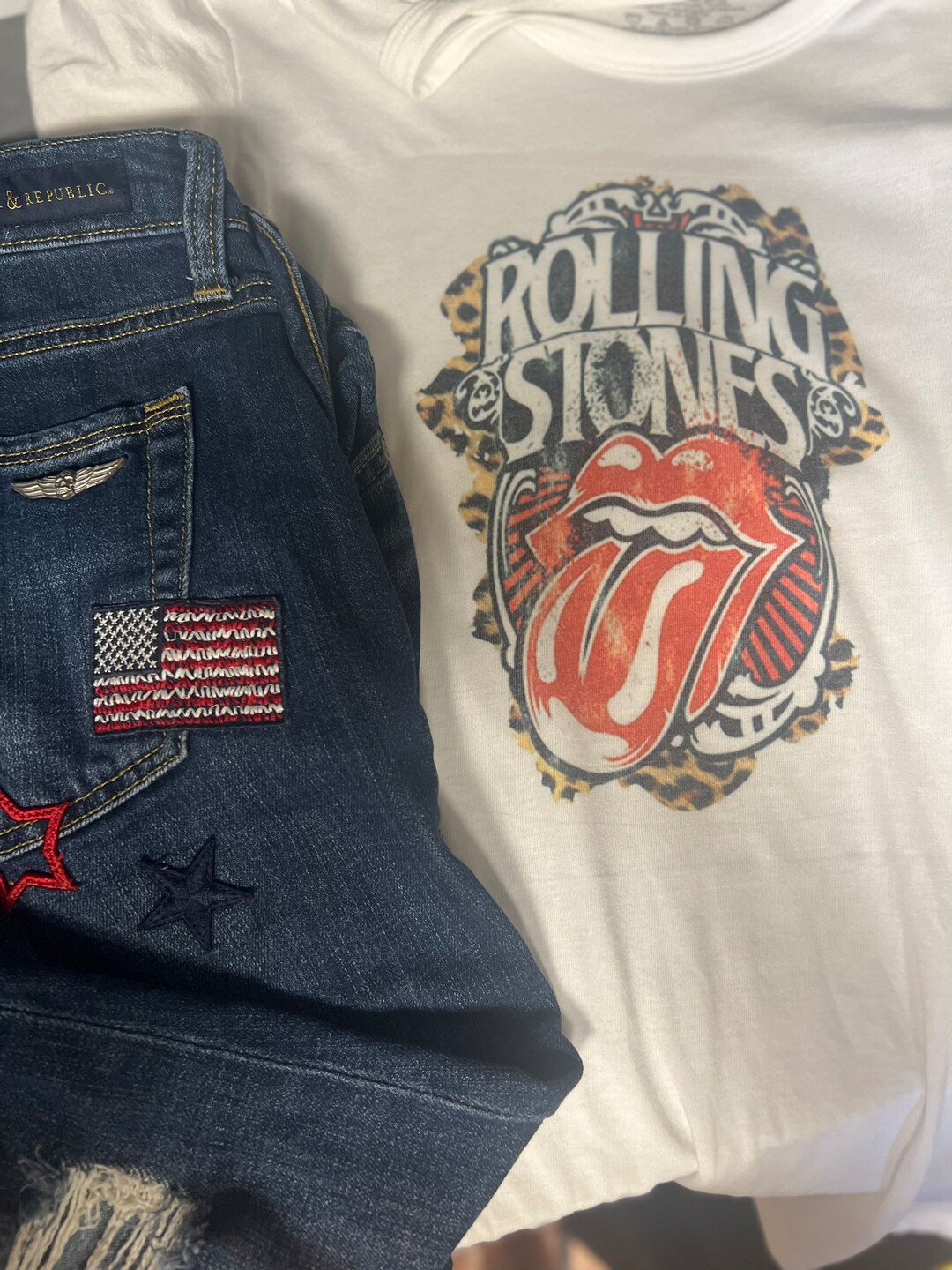 Stones “vintage” Look Rolling Stones Shirt - Etsy