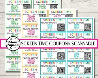 Screen Time Rewards - Etsy