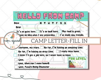 Letters From Camp - Etsy