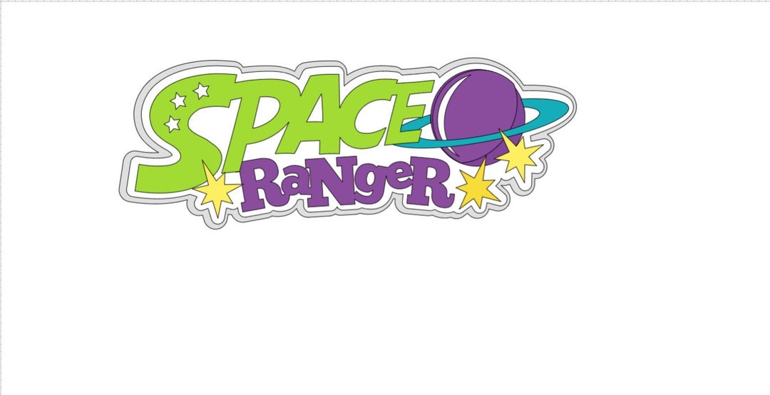 Space Ranger Paper Piecing Die Cut. Scrapbook Layout, Cardmaking - Etsy