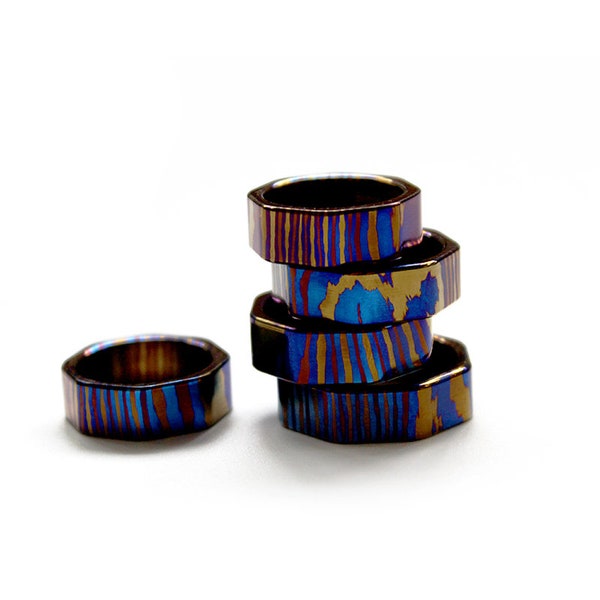 Timascus Signet Ring - Etsy