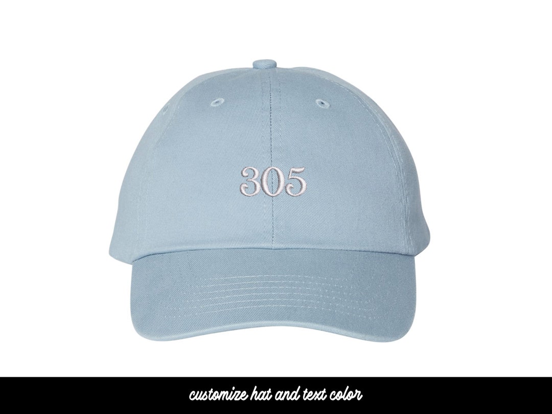 305 - Area Code - Miami - Embroidered Cap - Etsy