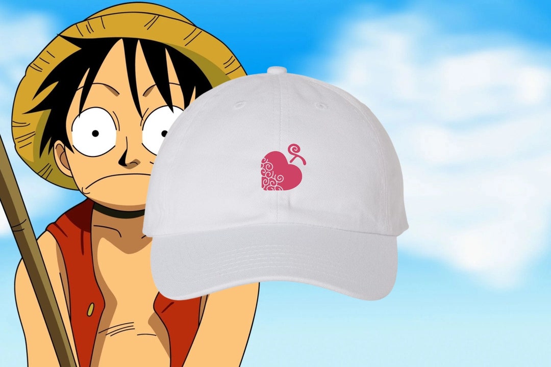 One Piece Heart Hat Anime Heart Cap Embroidered Heart Cap One Piece Hat ...