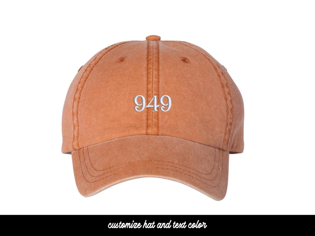 949 - Area Code - Orange County OC - City - Embroidered Cap - Etsy