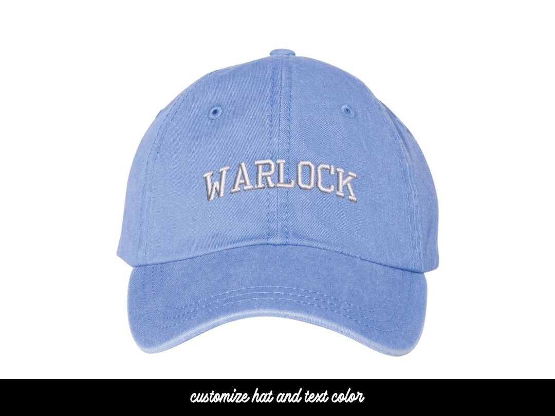 Warlock DND Dungeons and Dragons Gaming Board Games embroidered Cap - Etsy