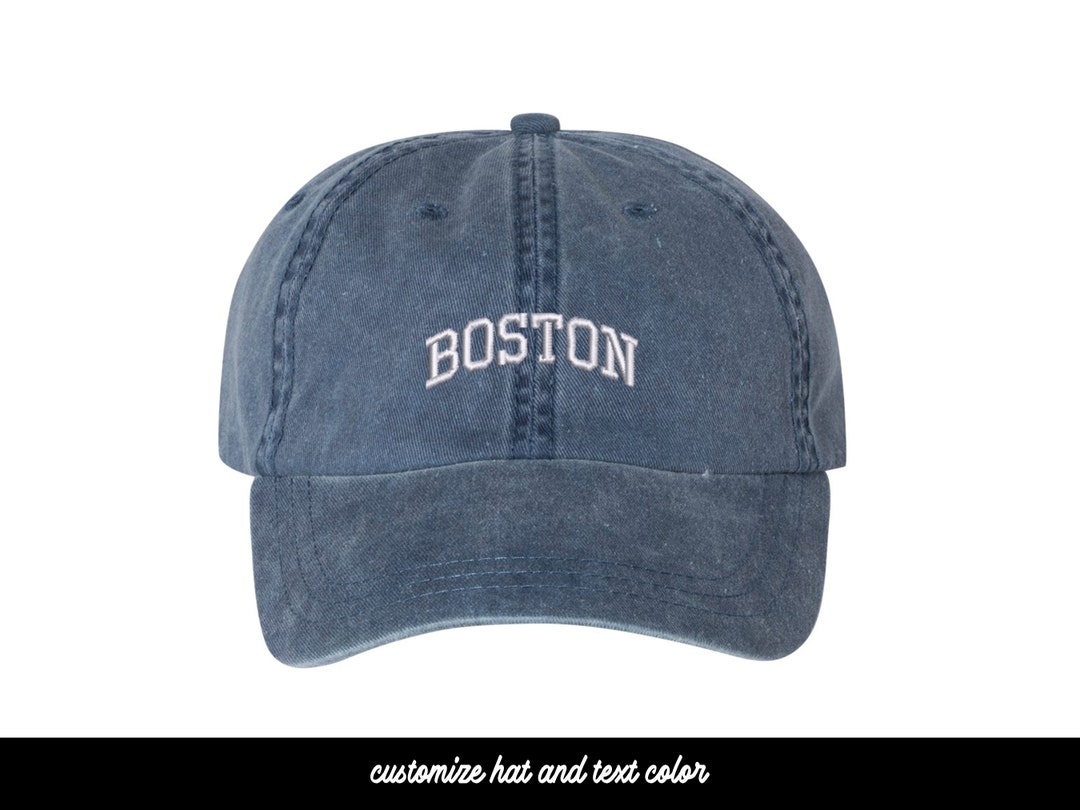 Boston - City - Embroidered Cap - Etsy