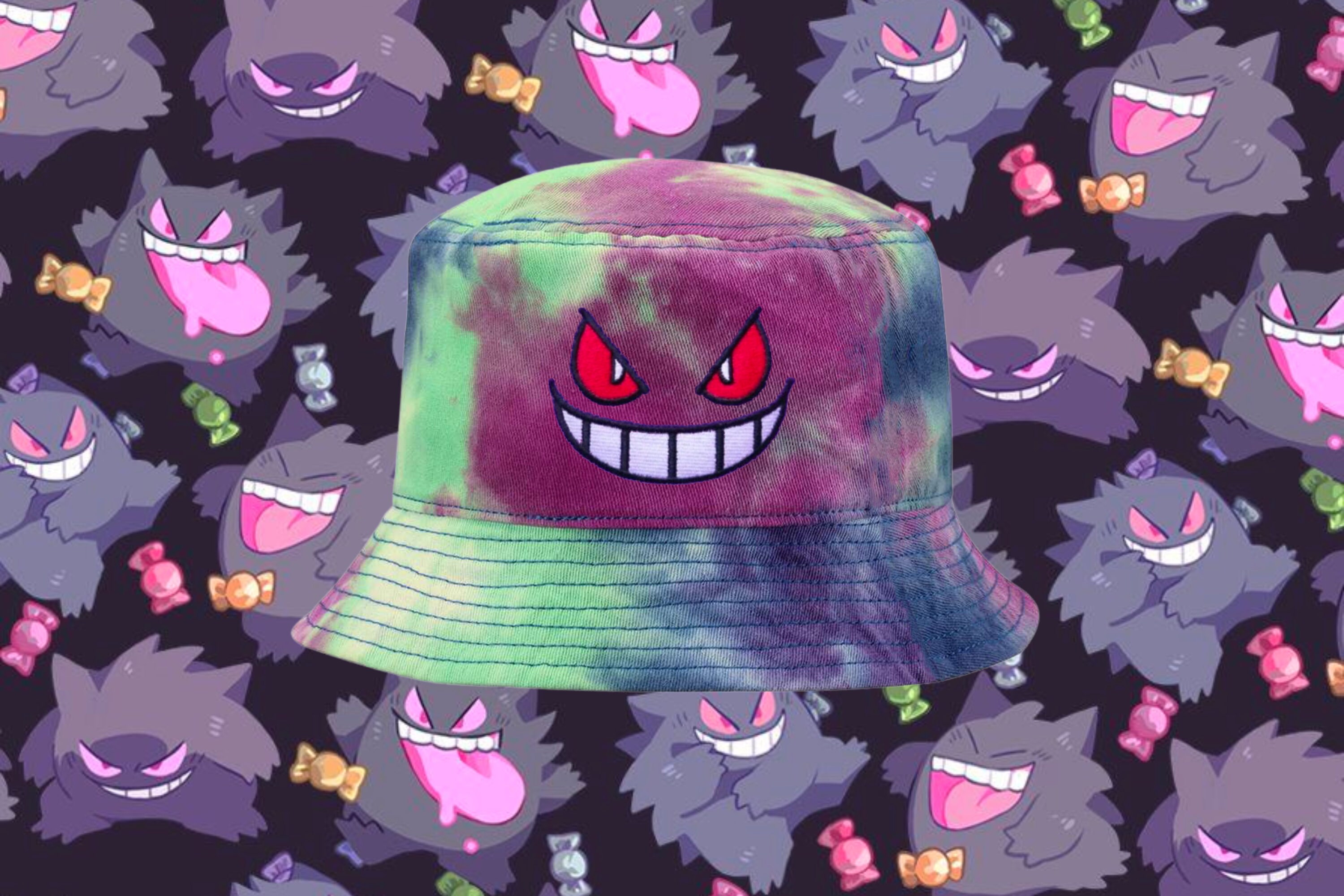 Gengar Pokemon Anime Gaming Video Games Embroidered Hat - Etsy