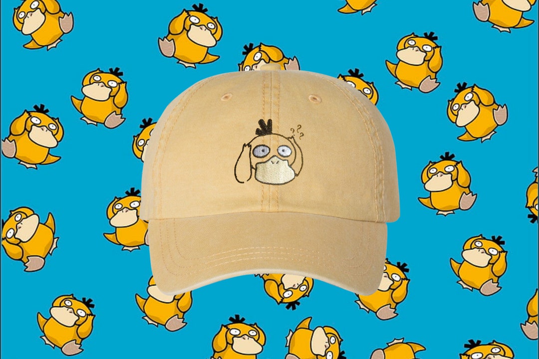 Psyduck - Pokemon - Anime - Gaming - Video Games - Embroidered Hat - Etsy