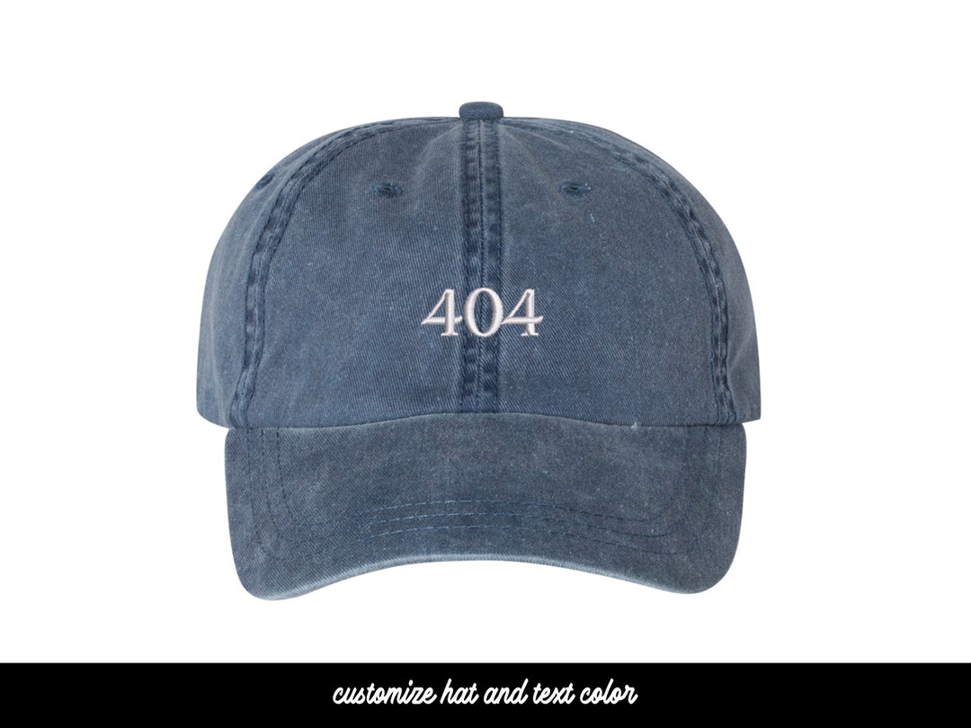 404 - Area Code - Atlanta - City - Embroidered Cap - Etsy