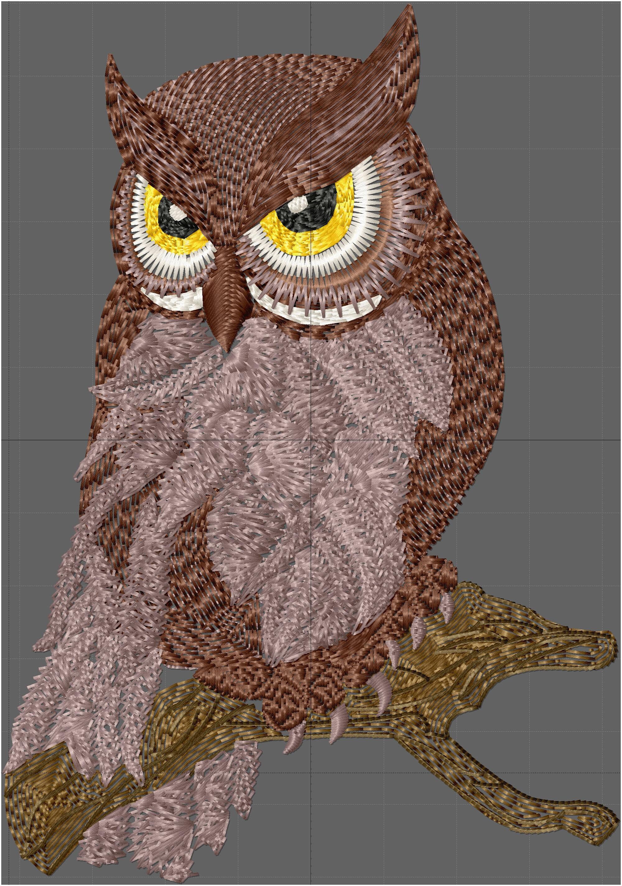 Owl Bird Embroidery Design Machine Embroidery File Instant - Etsy