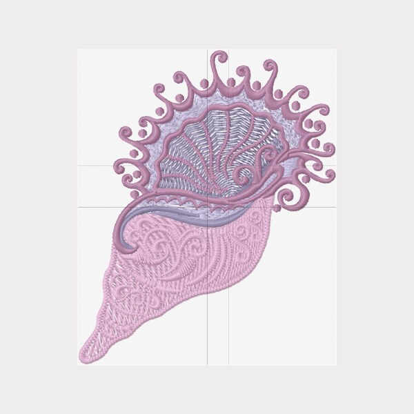 Sea Shells Machine Embroidery - Etsy