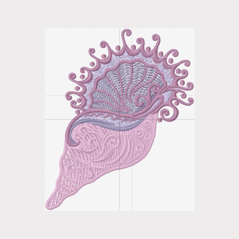 Sea Shells Machine Embroidery - Etsy