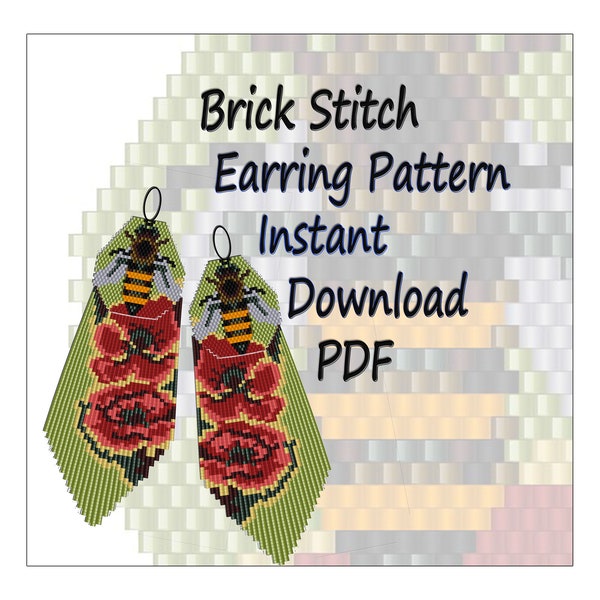 Brick Stitch Bee Pattern - Etsy