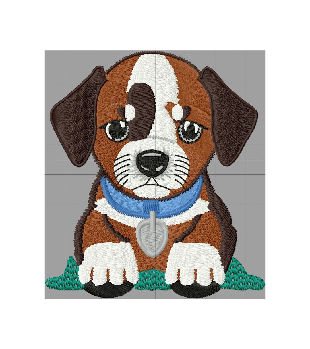 Machine Embroidery Design Cute Puppy, File for Machine Embroidery ...