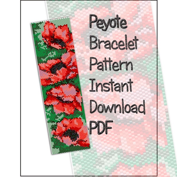 Poppy Bead Pattern - Etsy