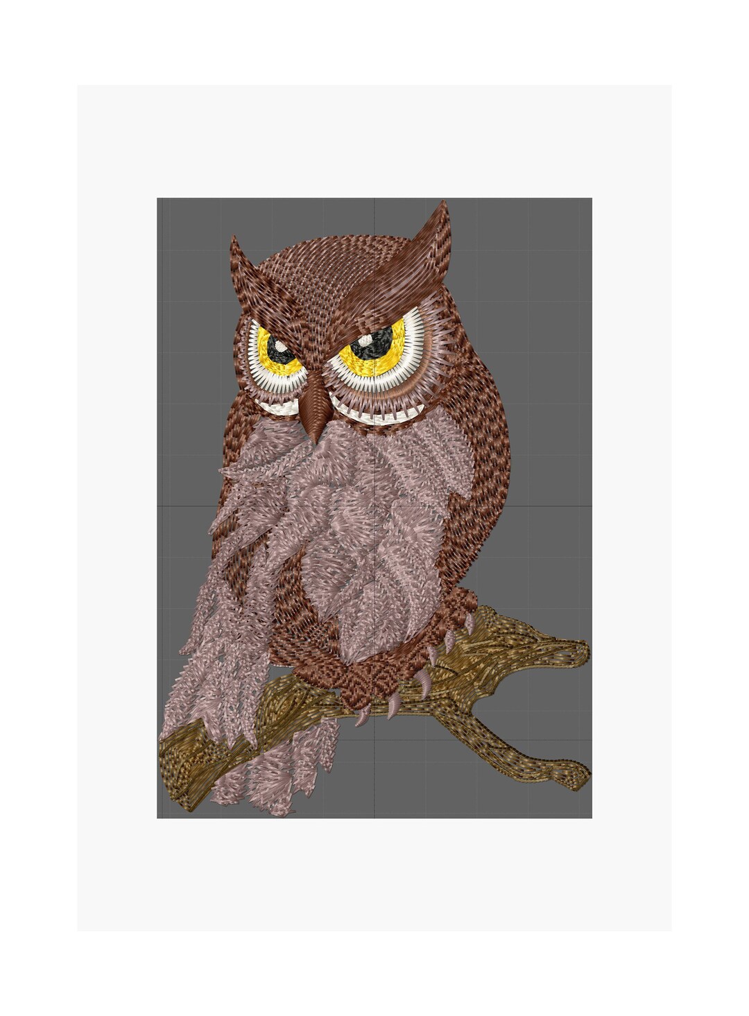 Owl Bird Embroidery Design, Machine Embroidery File, Instant Download ...