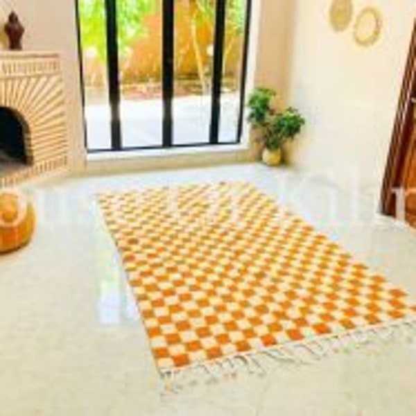 Checkered Rug - Etsy