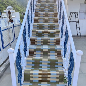 Handmade Multicolor Wool Runner, Kilim Dhurrie Rug, Wool Runner ...