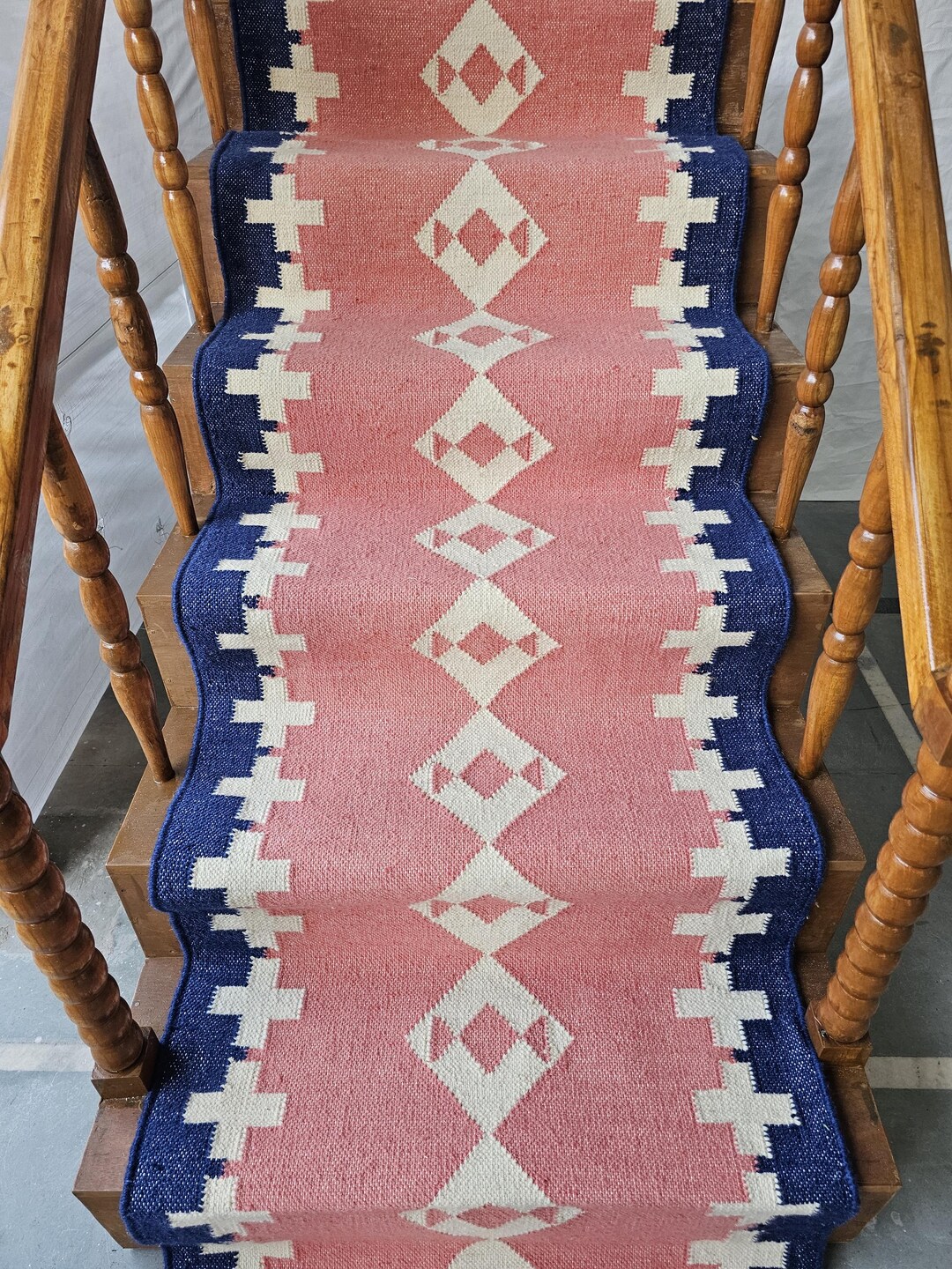 Handwoven Wool Rug Runner, Entryway, Stairs Runner Rug, Hallway Runner ...