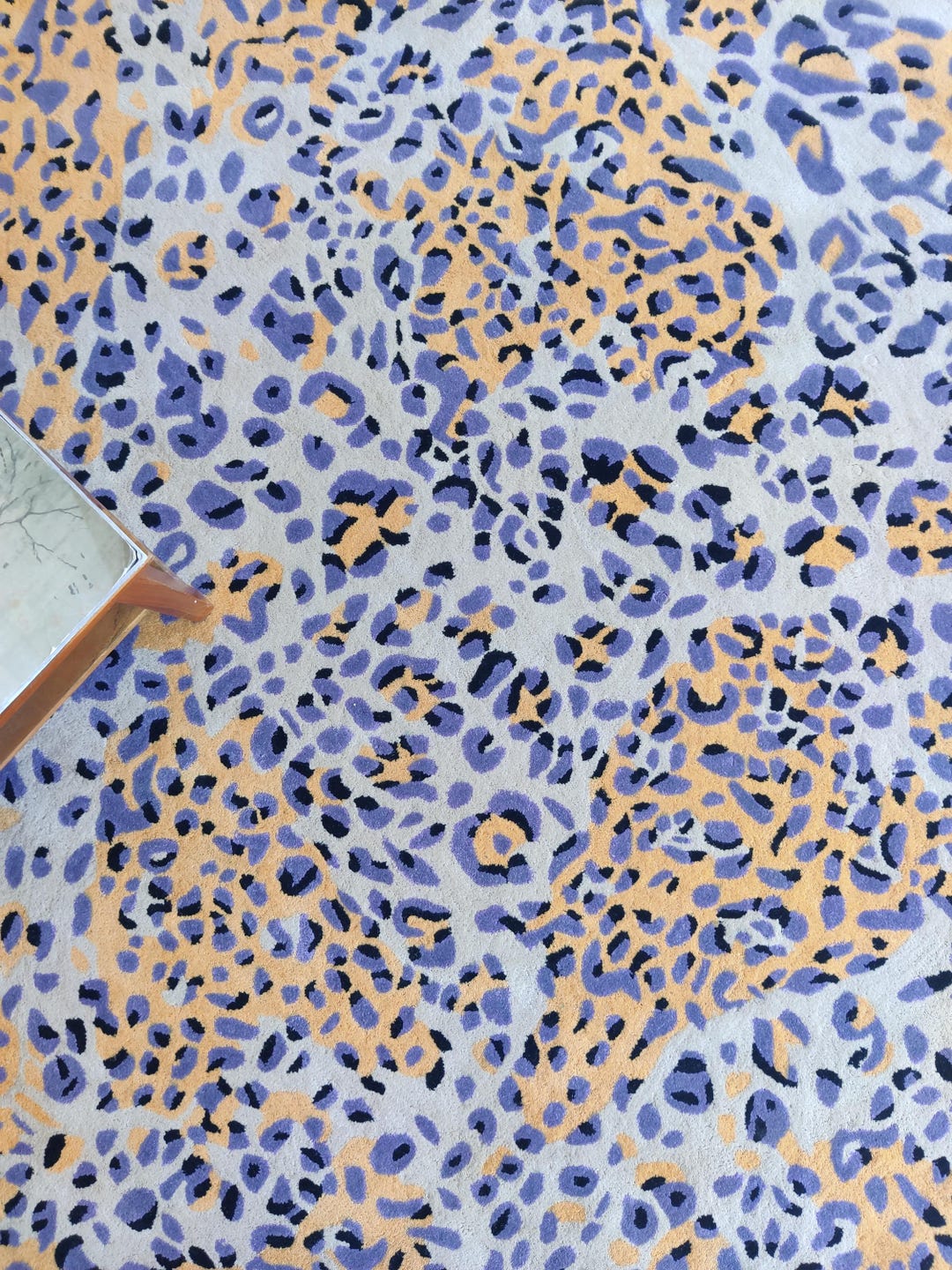 Luxury Hand-tufted Wool Rug, Modern Leopard Print Carpet, Wool Area Rug ...