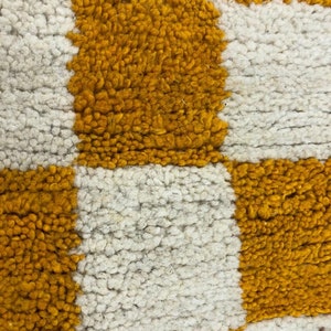 Checkerboard Rug Runner, Checker Wool Handmade Rug, Home and Living ...